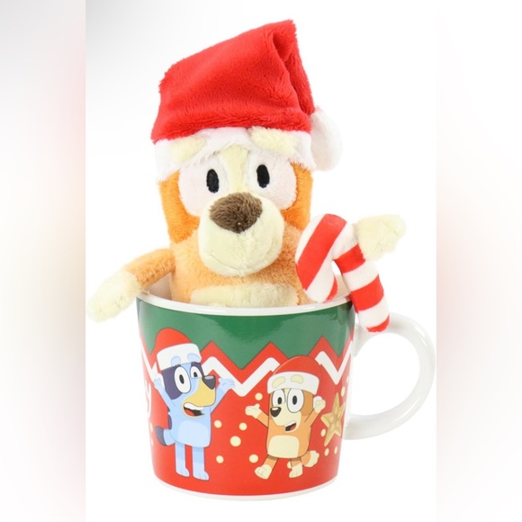 Disney | Toys | Disney Bluey Bingo Christmas Gift Set Plush And Mug Nwt ...